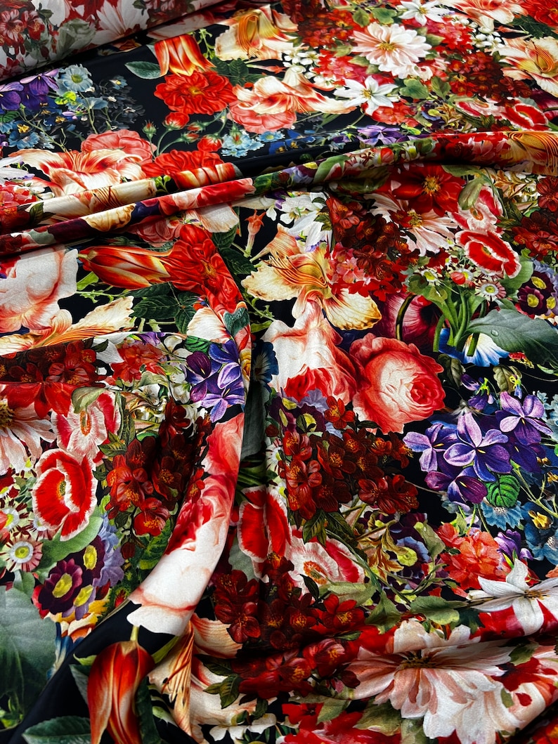 Pure Silk Charmeuse High Quality Premium Italian Fabric/ Designer ...