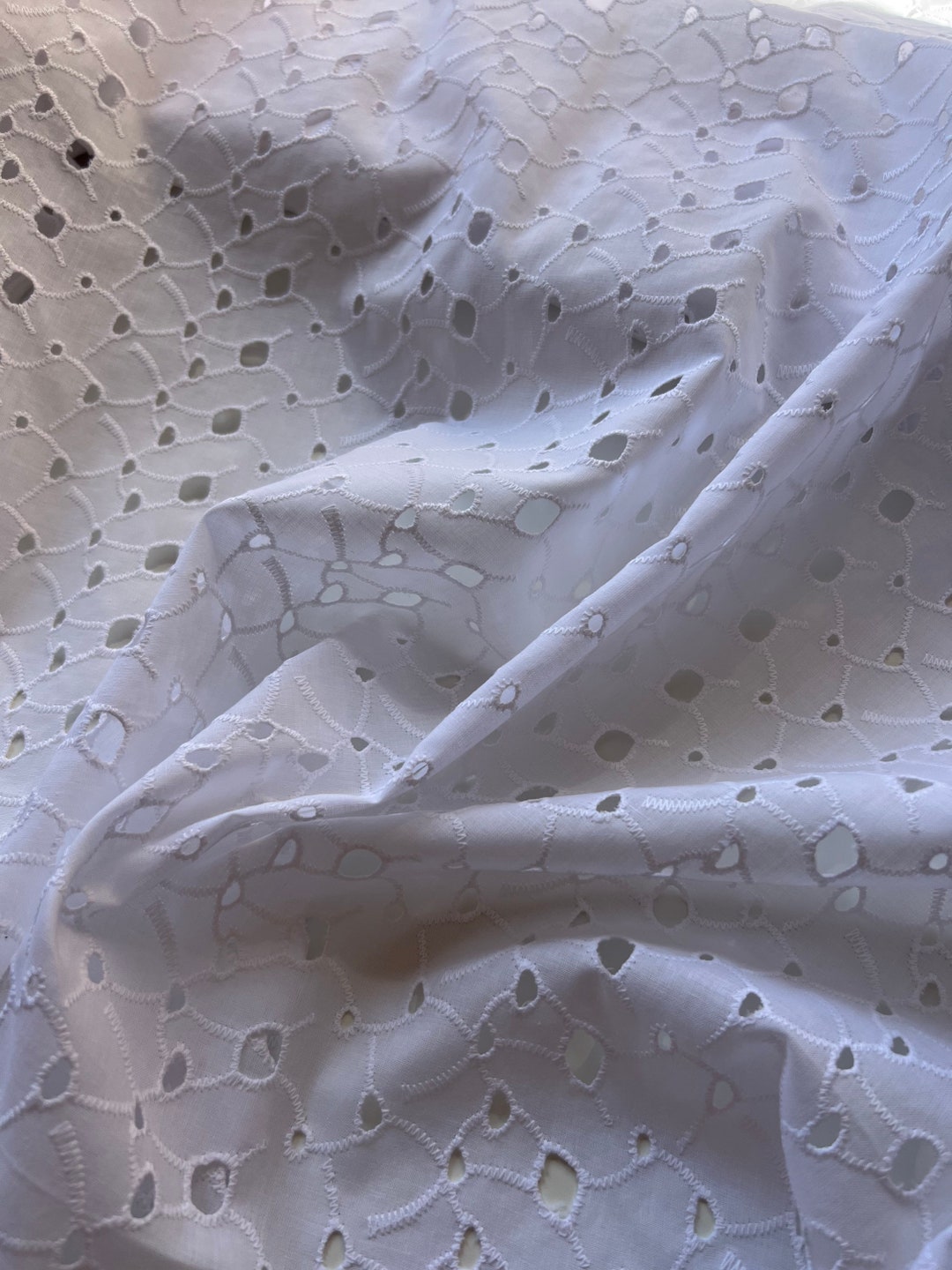 Italian Cotton Batiste Embroidered High Quality Premium Fabric ...