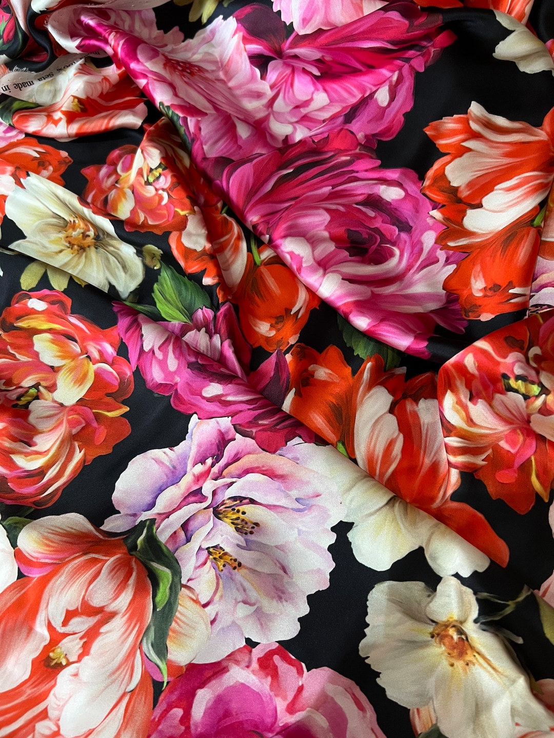 Italian High Quality Premium Designer Pure Silk Fabric/ Exclusive ...