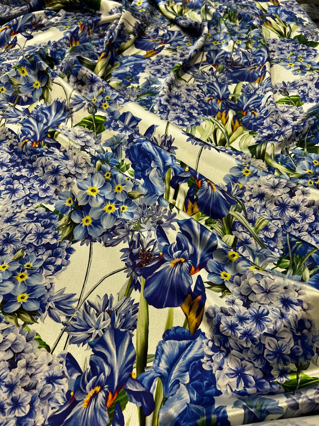 Italian High Quality Premium Designer Pure Silk Cady Fabric/ Exclusive ...