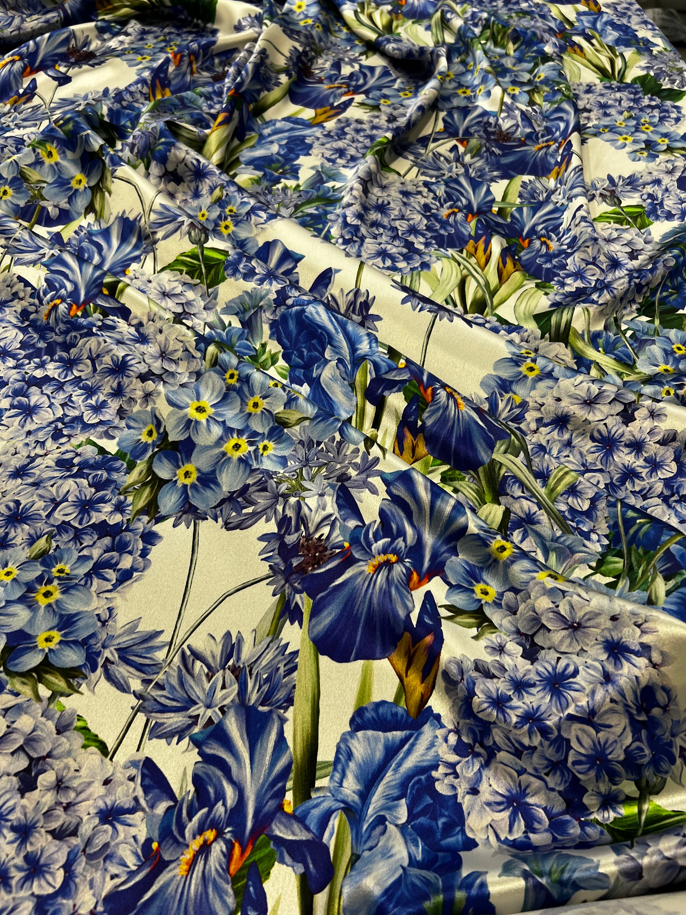 Pure Silk Cady Charmeuse High Quality Premium Italian Fabric/ Designer ...