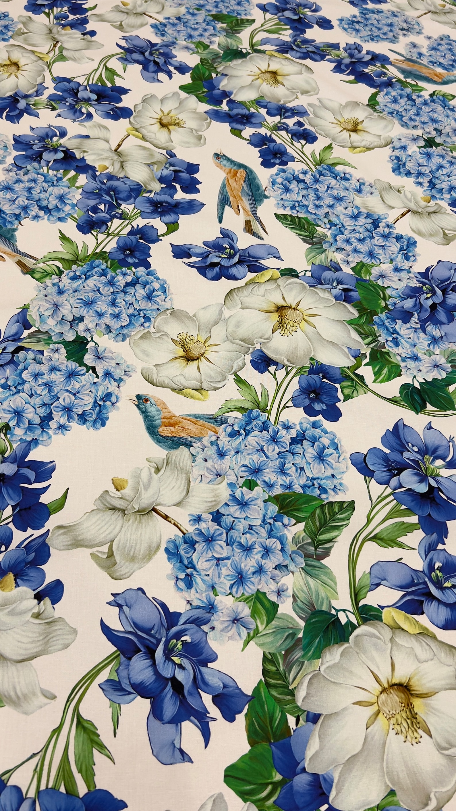 Italian Premium Designer High Quality Cotton Fabric/ Exclusive Floral ...