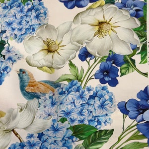Italian Premium Designer High Quality Cotton Fabric/ Exclusive Floral ...