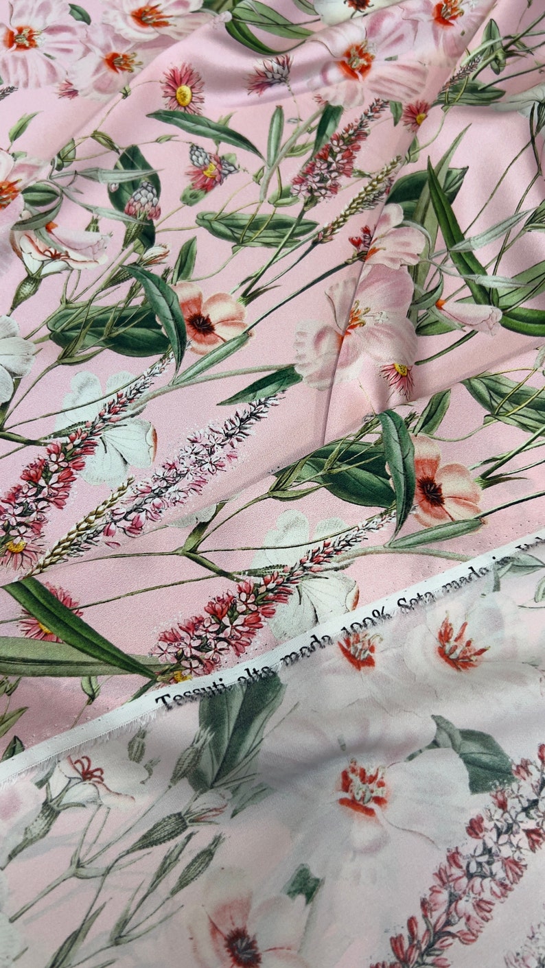 Italian Pure Silk Mulberry High Quality Premium Charmeuse Fabric ...