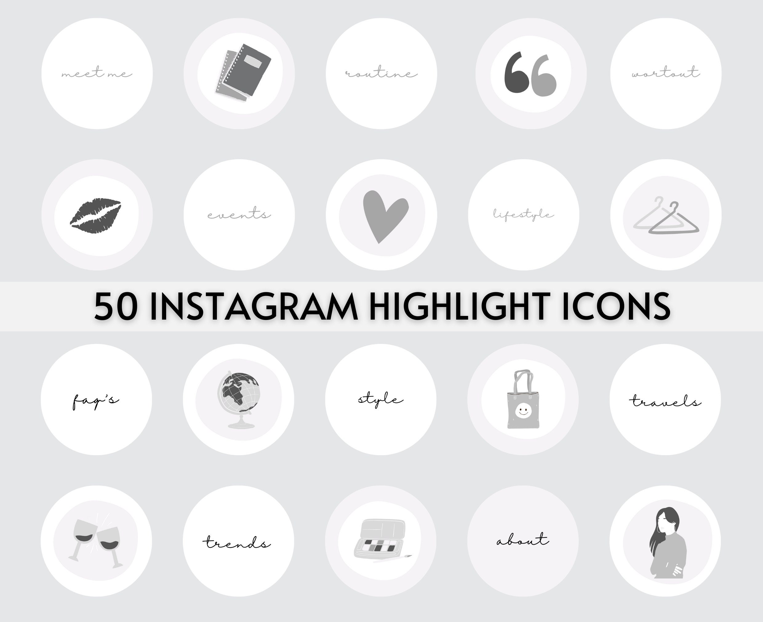 White Instagram Post Story Canva Template, Neutral Instagram Branding ...