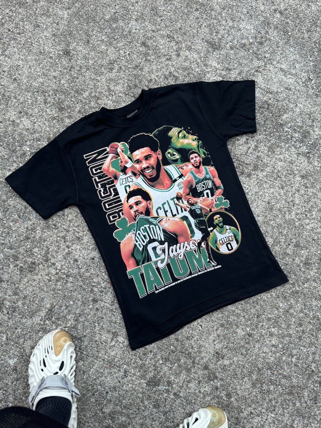 Jayson Tatum Tee-handmade Tee-vintage Style-unique Design-custom Print ...