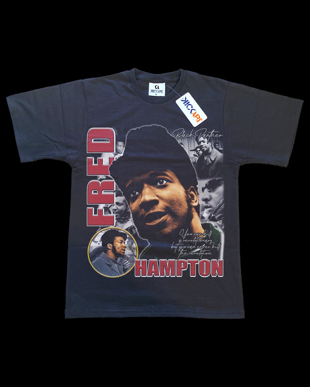 Fred Hampton T-shirt-printed Tee-graphic Shirt-casual Fashion ...
