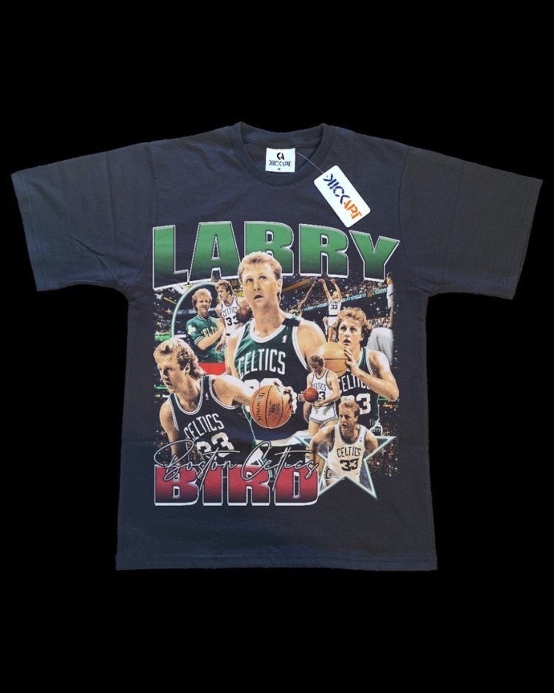 Larry Bird Sports Shirt-printed Tee-unisex Apparel-athletic Wear ...