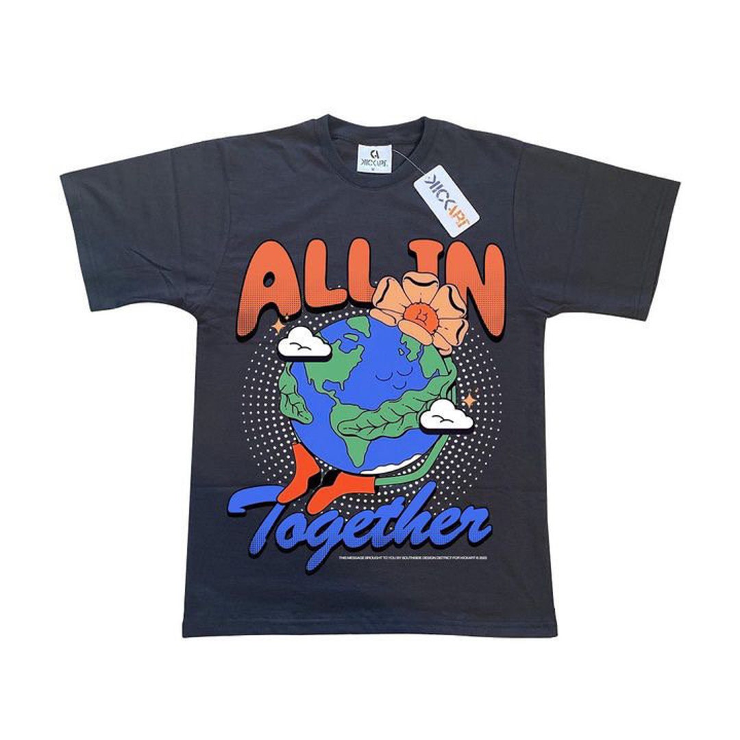 All in T-shirt-unique Shirt-handmade Tee-printed Cotton Shirt-custom ...