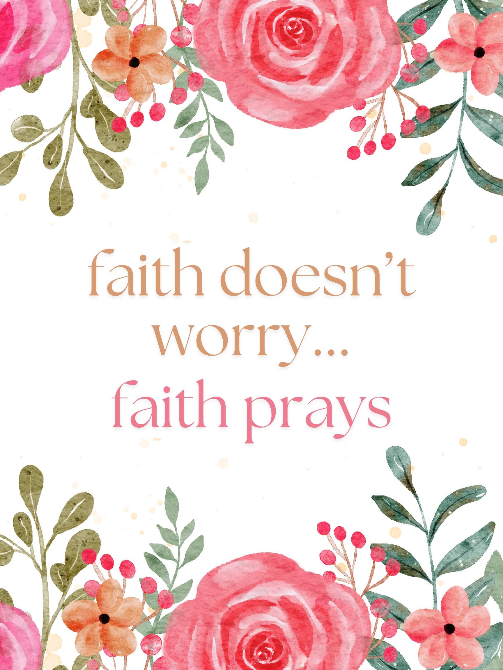 Faith Poster - Etsy