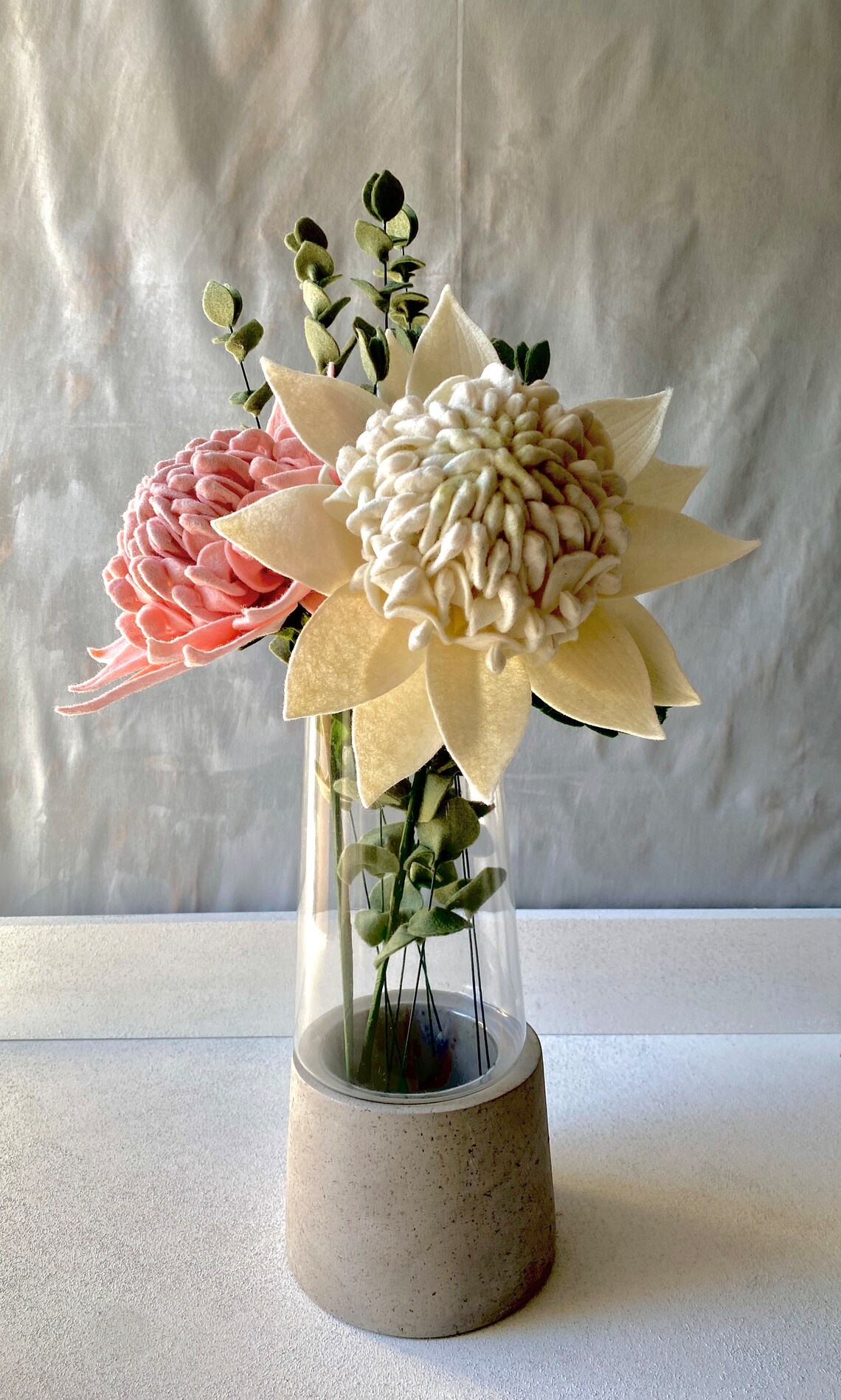 Australian Native Waratah Felt Flower, Native Artificial Plants, Native ...