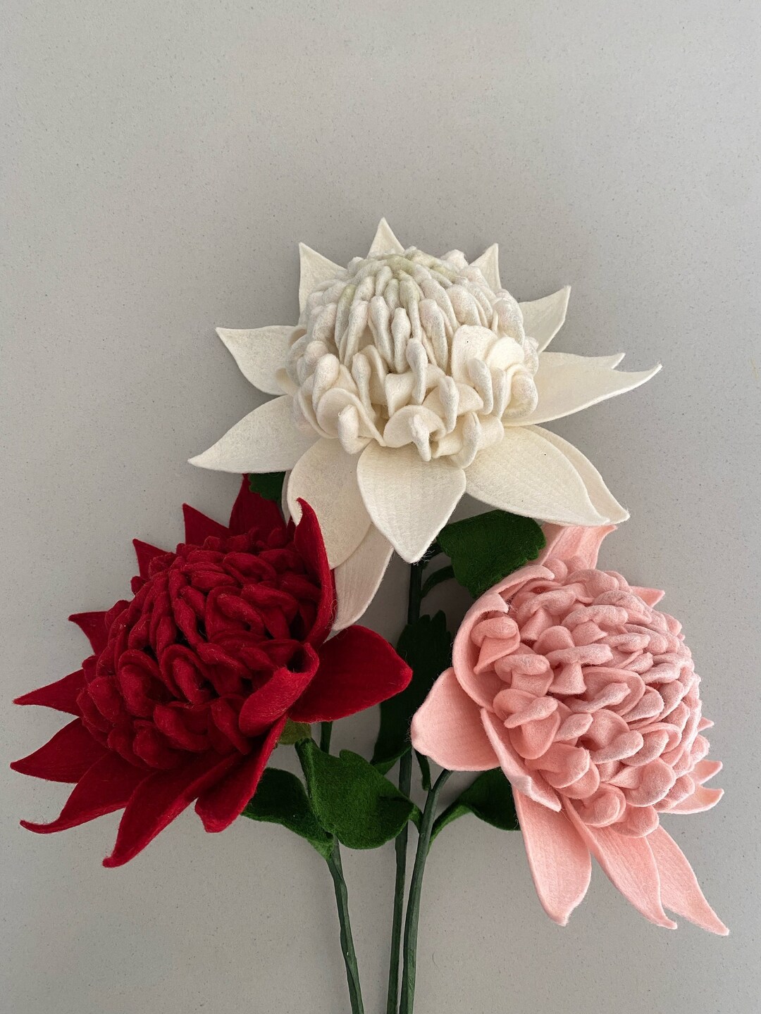 Australian Native Waratah Felt Flower, Native Artificial Plants, Native ...
