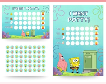 Bluey Potty Chart Printable, Toddler Potty Training Reward Chart With ...