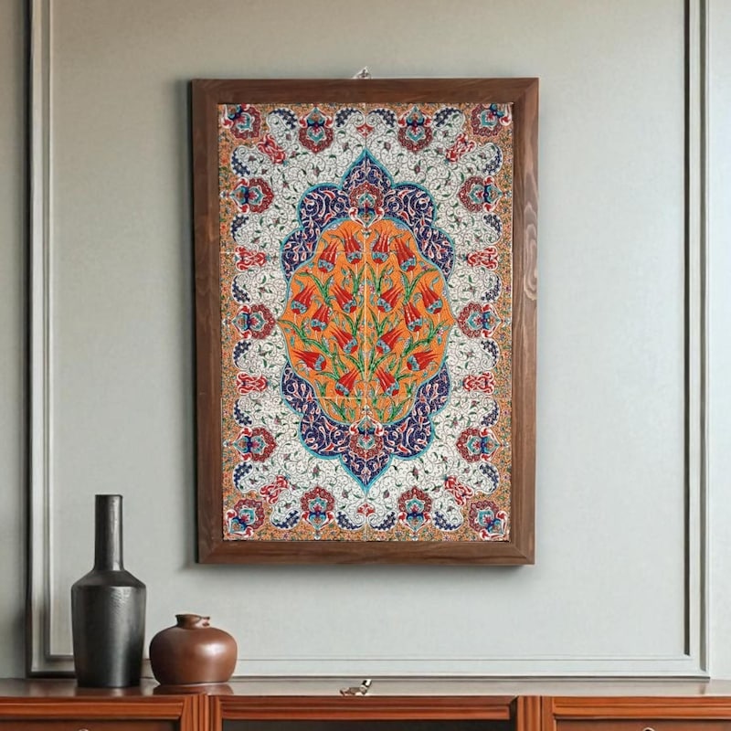 Turkish Tile Mural - Etsy