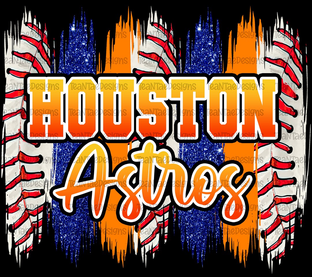 Astros Brushstrokes PNG - Etsy