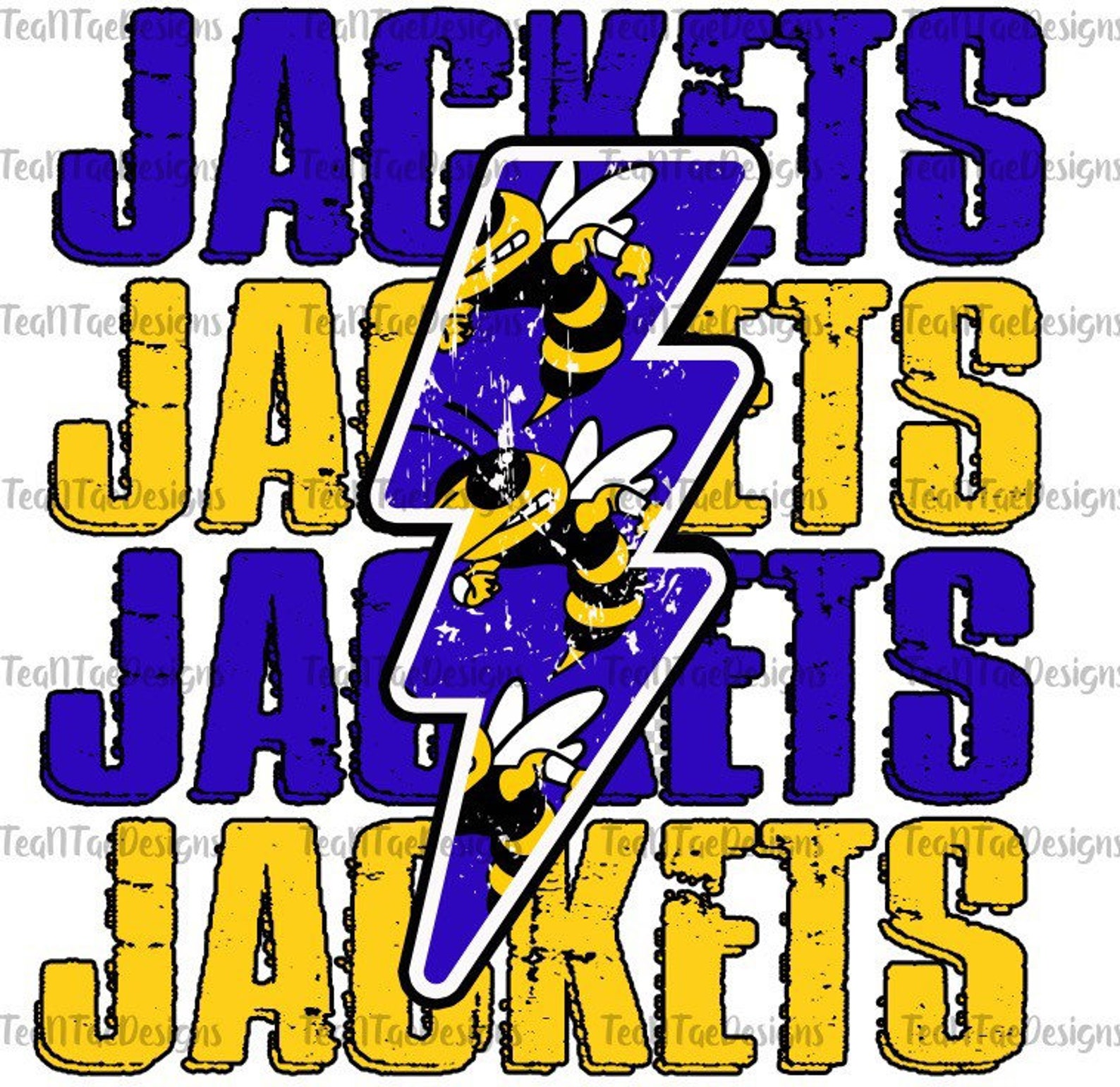 Jackets Repeat Royal Blue Lightning Bolt - Etsy