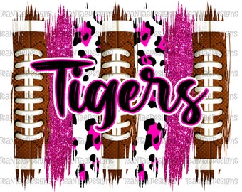 Tigers Mascot Pink Out Ready to Press Transfer Direct to Film DTF ...