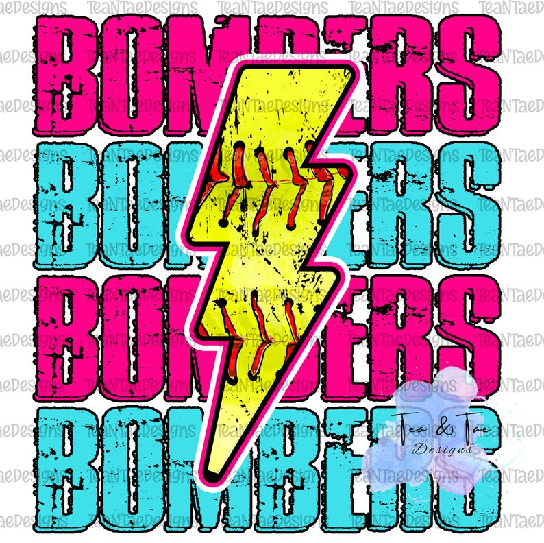 Bombers Hot Pink/blue PNG - Etsy