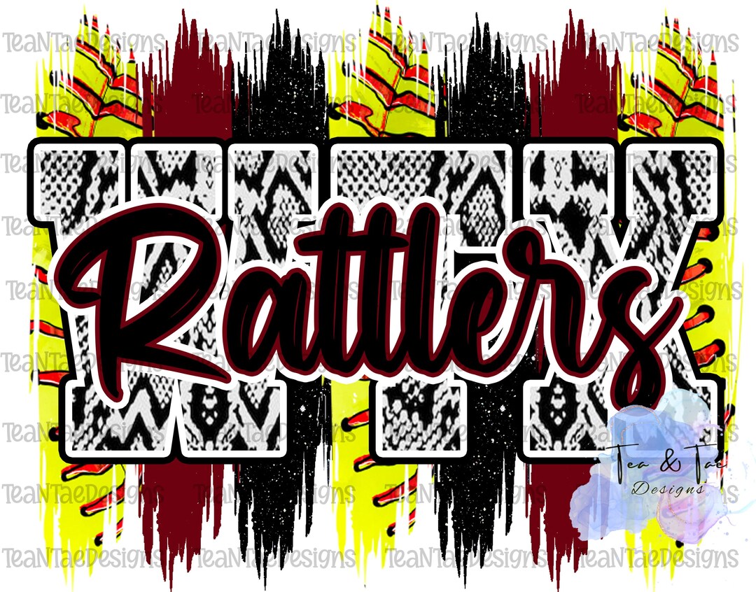 WTX Rattlers Softball Brushstroke PNG - Etsy