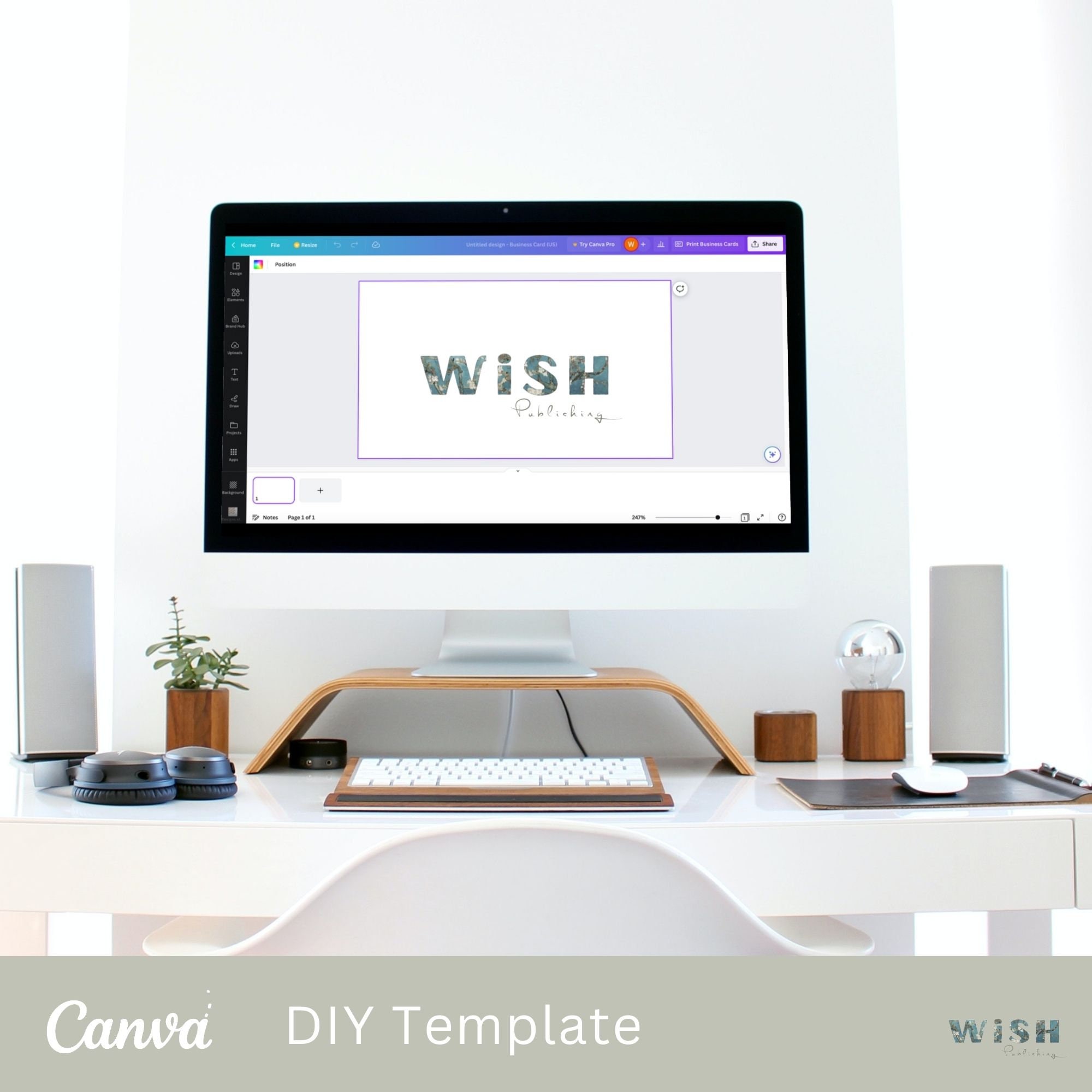 Instagram Profile Business Card Card Canva Template Digital Business ...