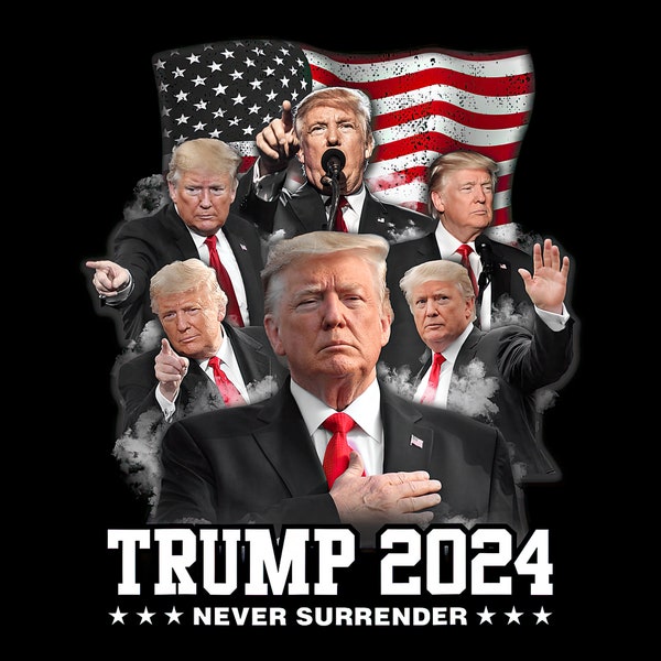 Never Surrender Trump Png - Etsy