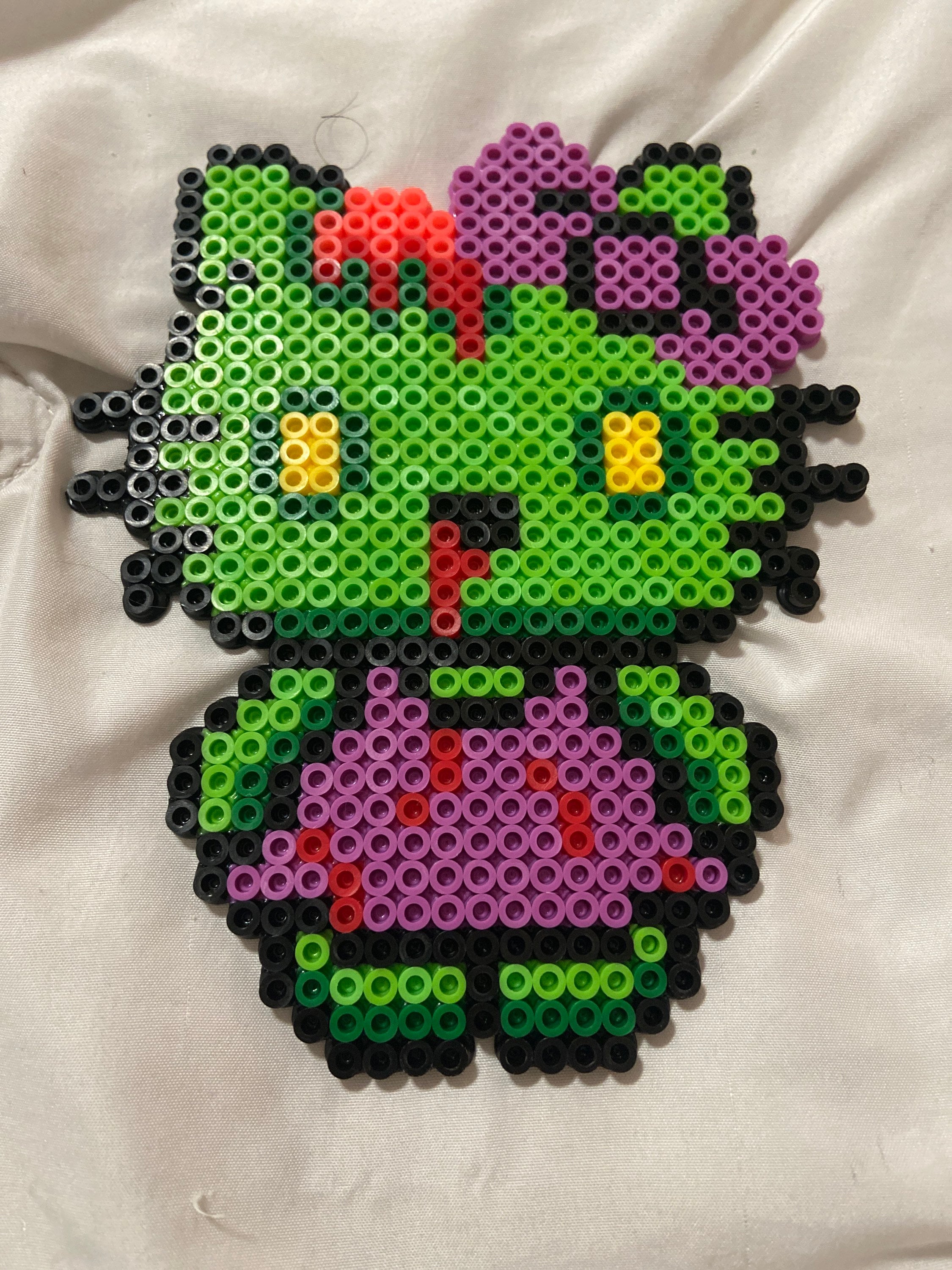 Zombie Hello Kitty Perler
