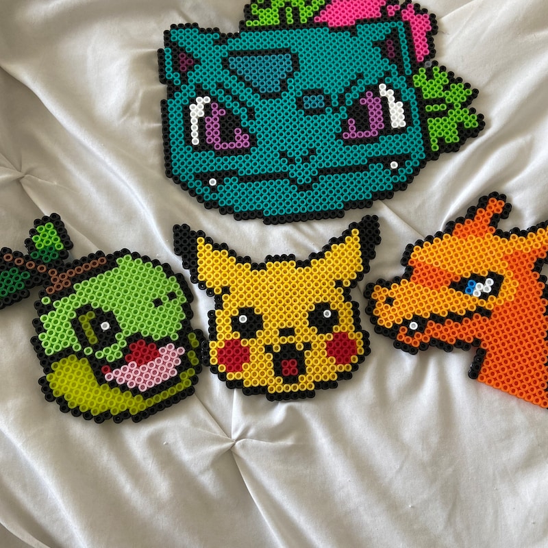 Perler Pokeball - Etsy