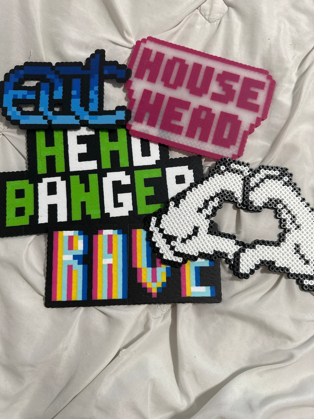 Rave Perlers - Etsy