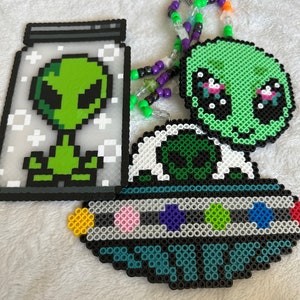 Alien Perlers - Etsy