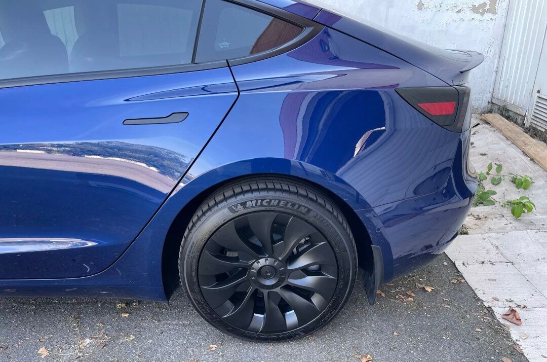Tesla Model 3 Wheel Covers Tesla Model 3 Modification Carbon - Etsy