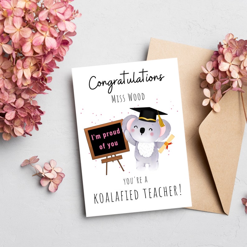 Congratulations Qualified Teacher Card | Qualified Teacher Card ...