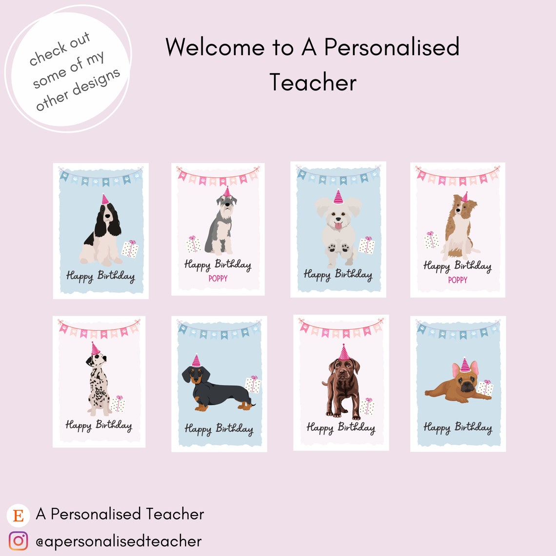 Cocker Spaniel Birthday Card Dog Birthday Card Personalised Happy ...