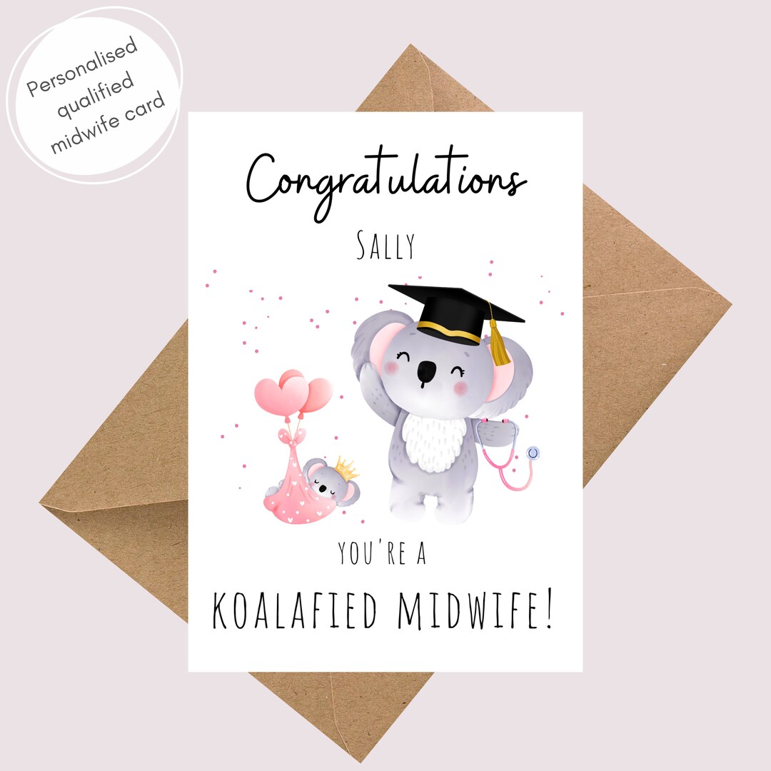 Congratulations Qualified Midwife Card | Qualified Midwife Card ...