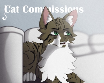 Cat Oc Commissions - Etsy
