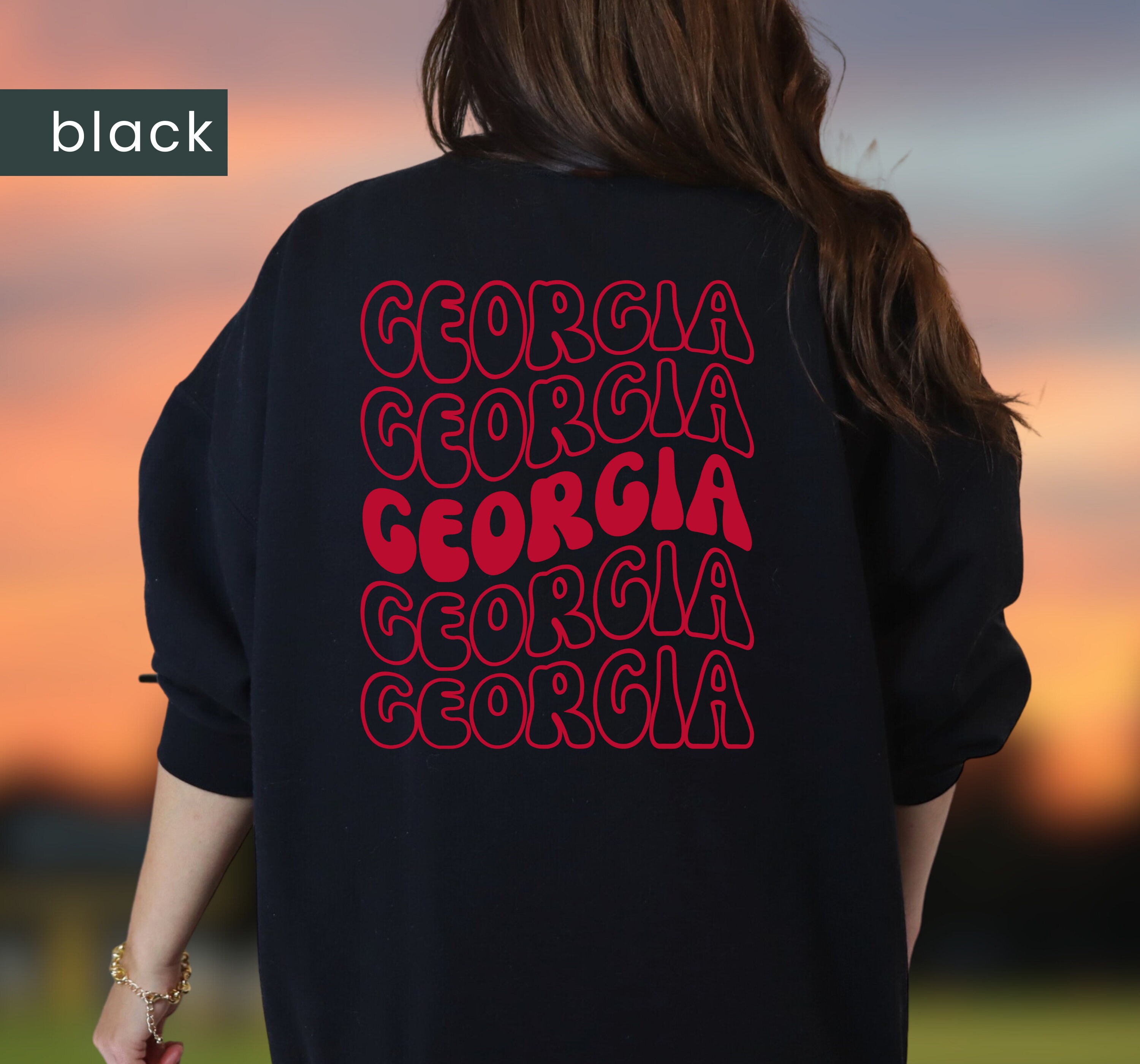 Georgia Sweatshirt, Retro Georgia Shirt, Georgia Crewneck, Georgia ...