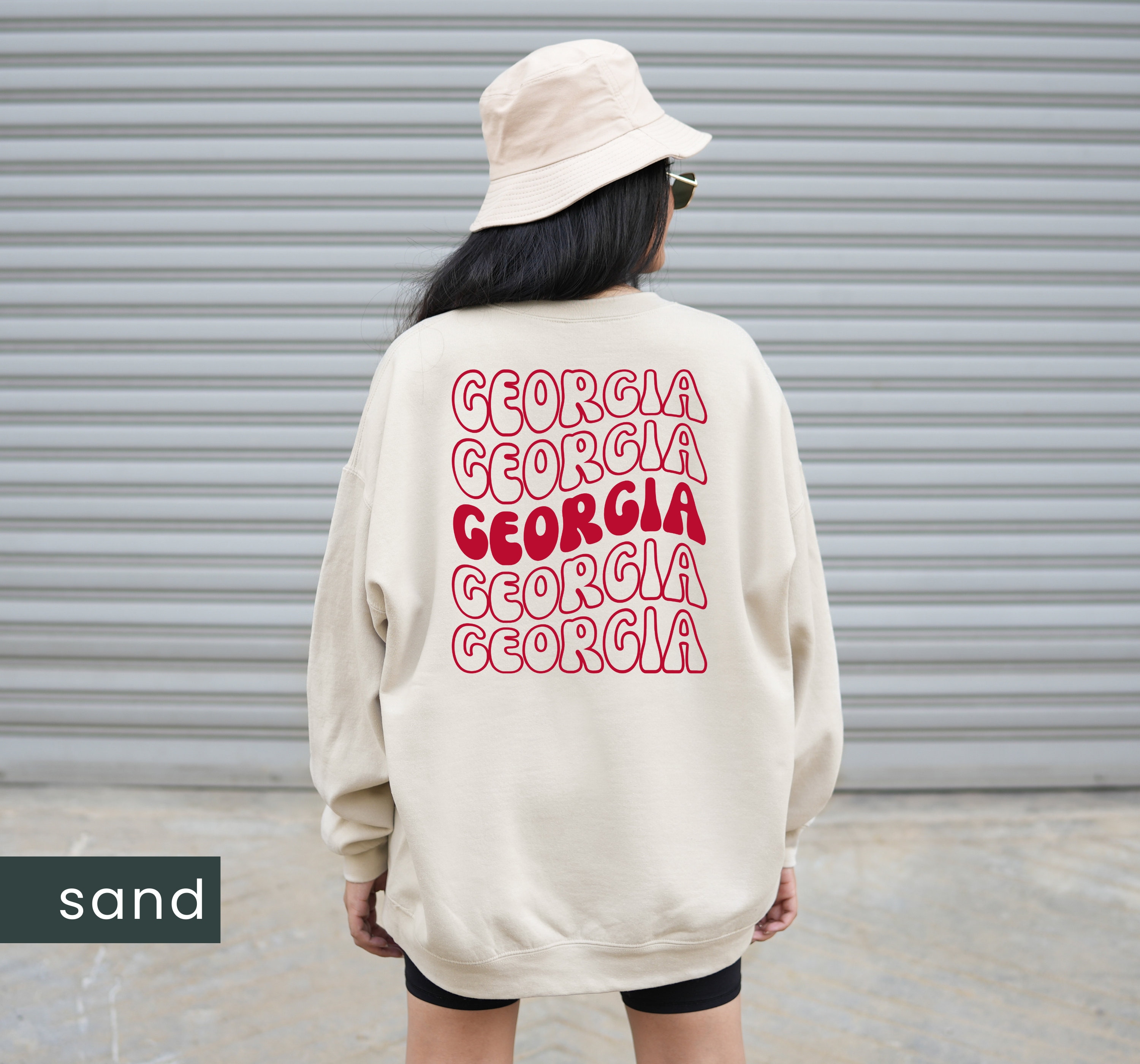 Georgia Sweatshirt, Retro Georgia Shirt, Georgia Crewneck, Georgia ...