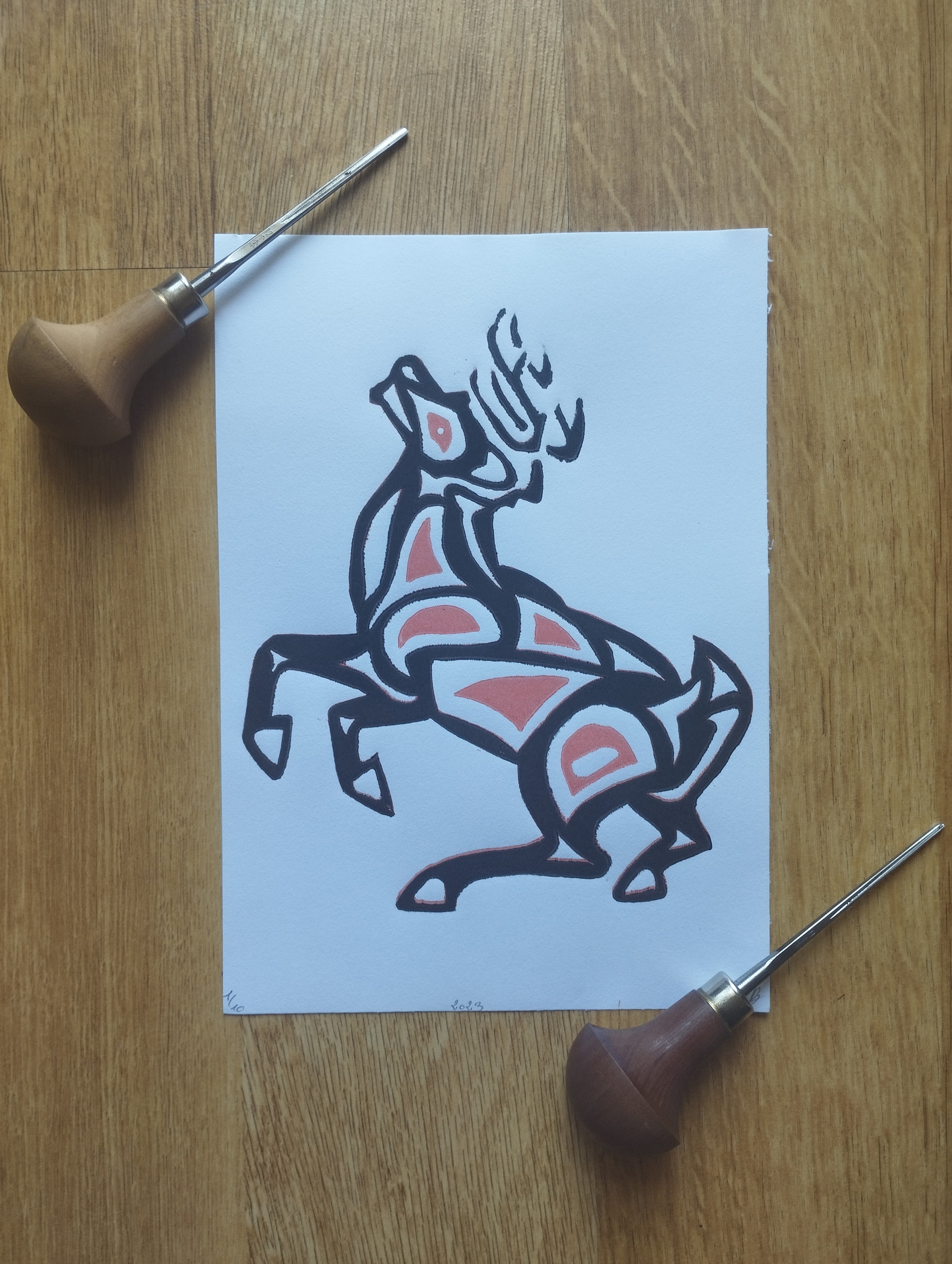 Original Haida Deer