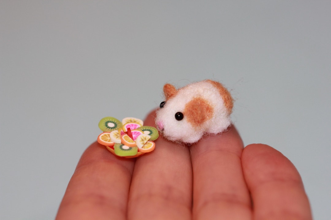 Tiny Guinea Pig, Cute Guinea Pig, Miniature Guinea Pig, Needle Felted ...