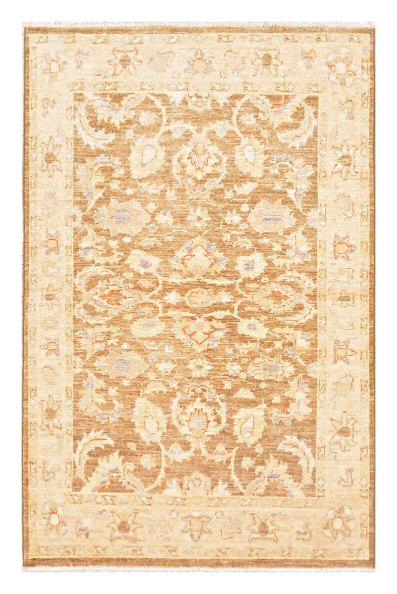 4x6 Traditional Afghan Ziegler Wool Rug, Handmade Oriental Rug, Rugs ...