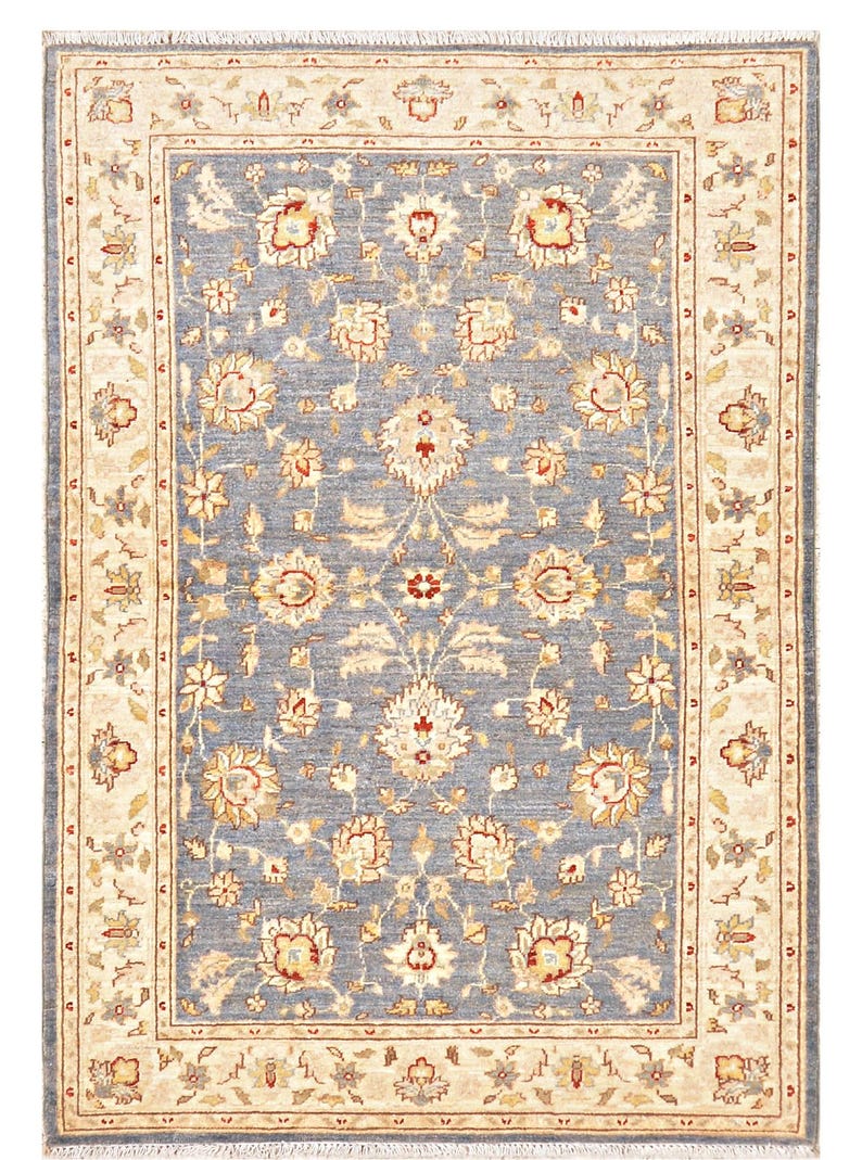 4x6 Traditional Afghan Ziegler Wool Rug, Handmade Oriental Rug, Rugs ...