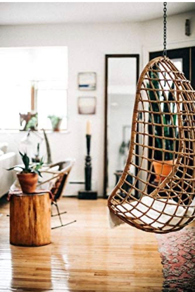 Rattan Hanging Chair, Cane Swing Chair, Wicker Hanging Chair Hanging ...