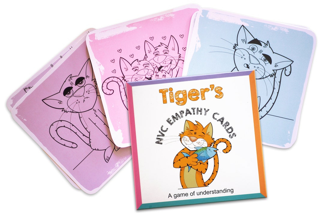NVC Feelings and Needs Cards for Kids. Tiger's Empathy Cards! - Etsy