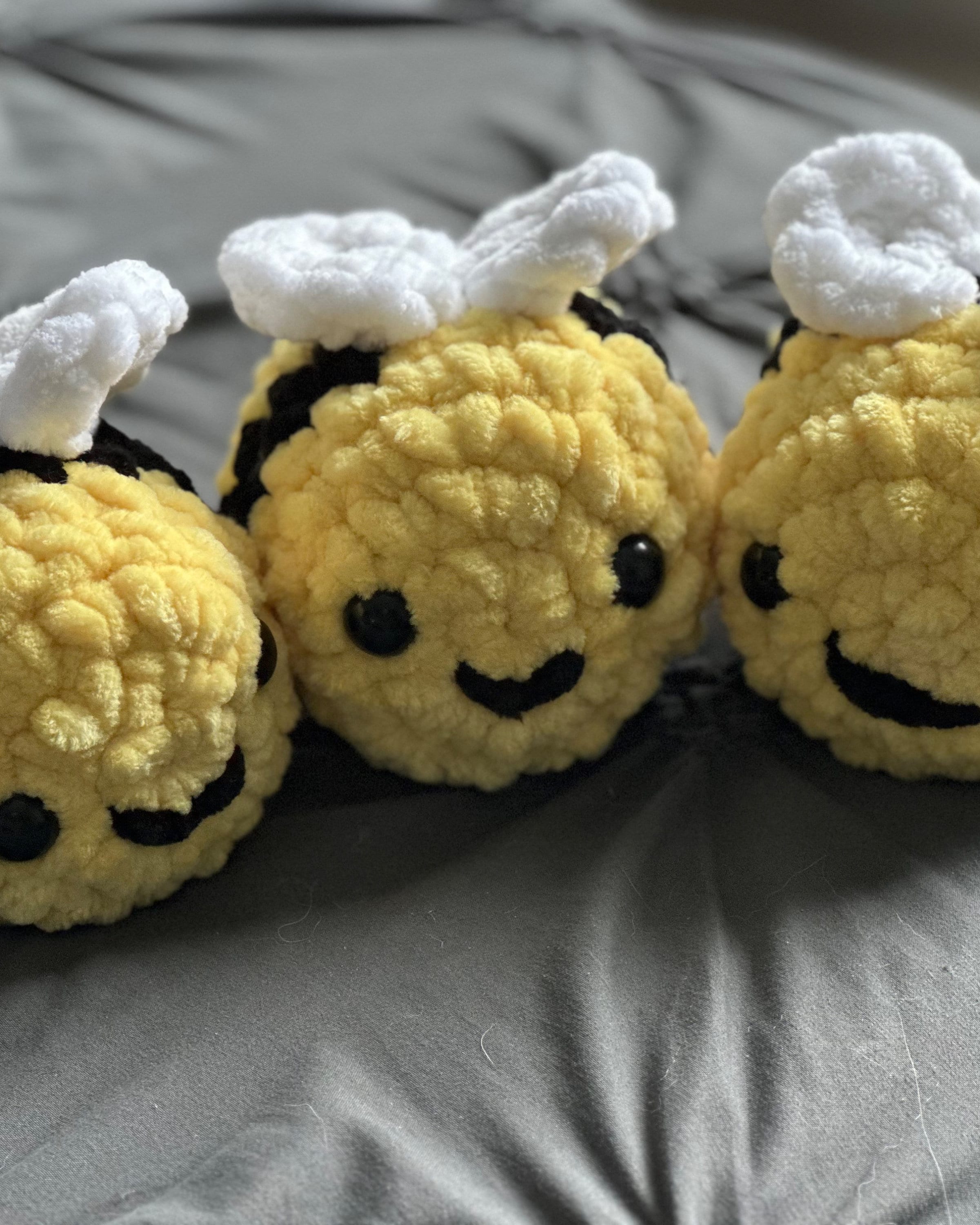Crochet Chunky Bee - Etsy