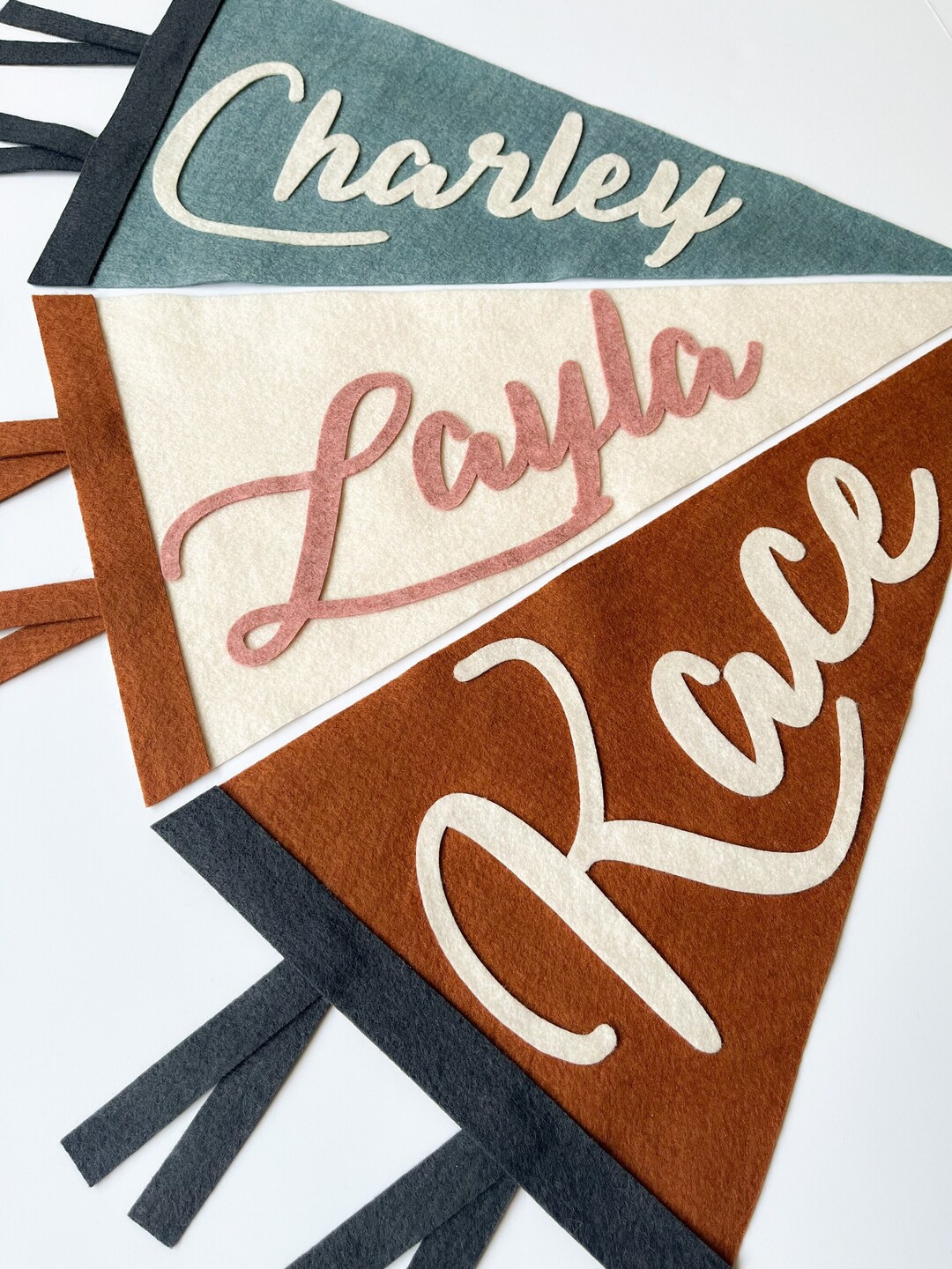 Felt Name Pennant With One Name - Etsy