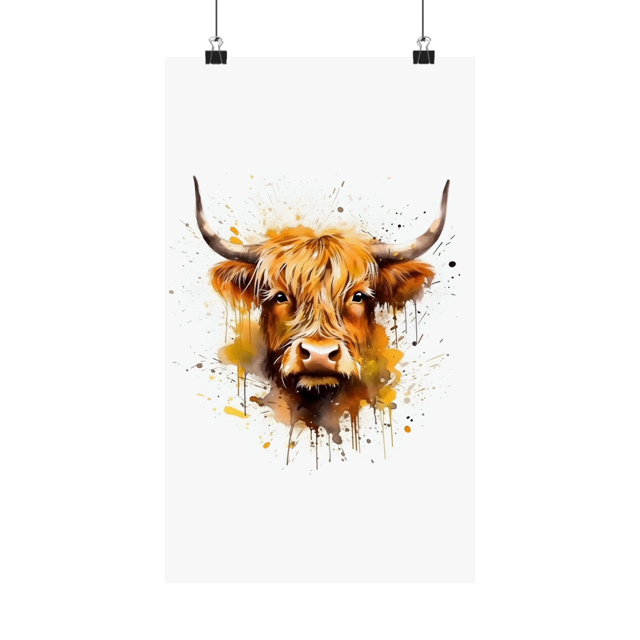Highland Cattle Poster, Farm Poster - Etsy