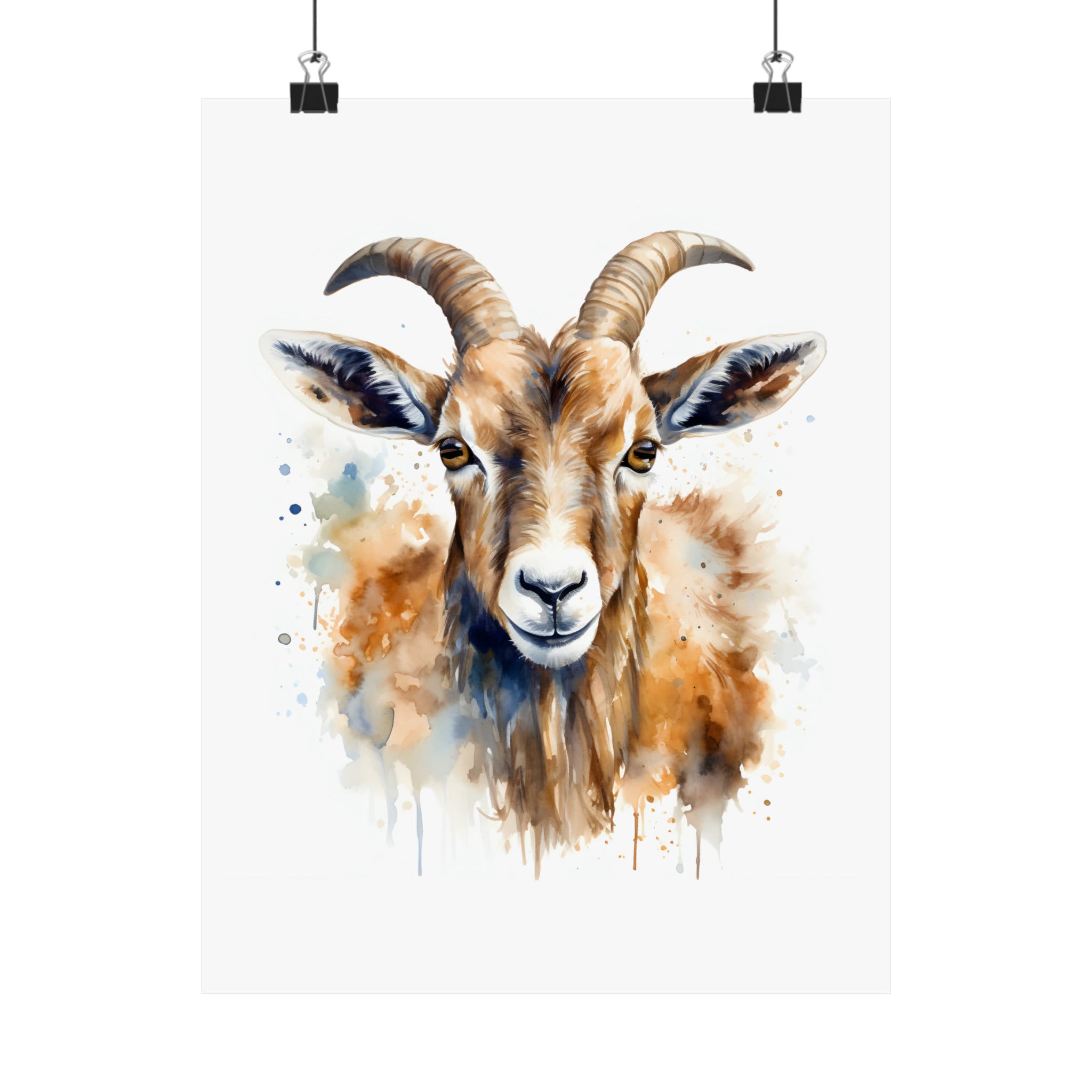 Goat Poster Farm Poster Animal Poster - Etsy