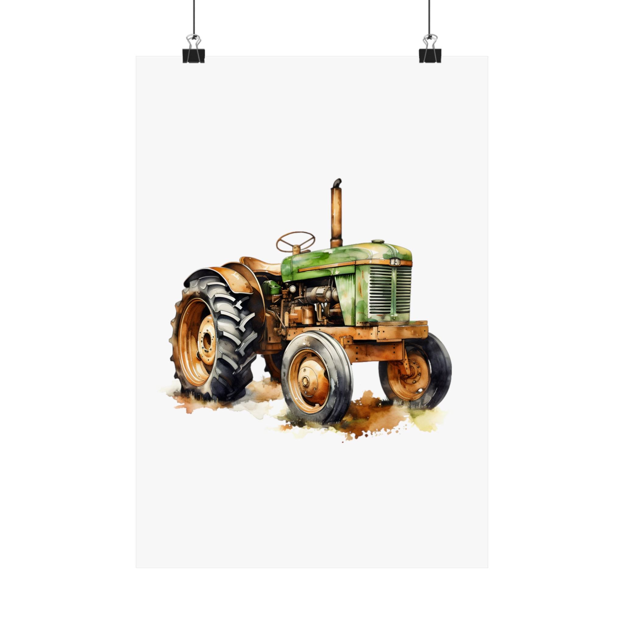 Vintage Tractor Poster, Farm Poster - Etsy