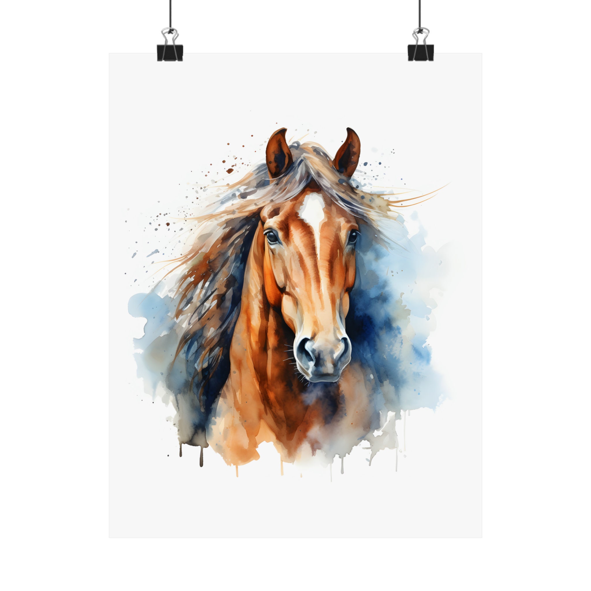 Horse Poster Animal Poster Farm Poster - Etsy