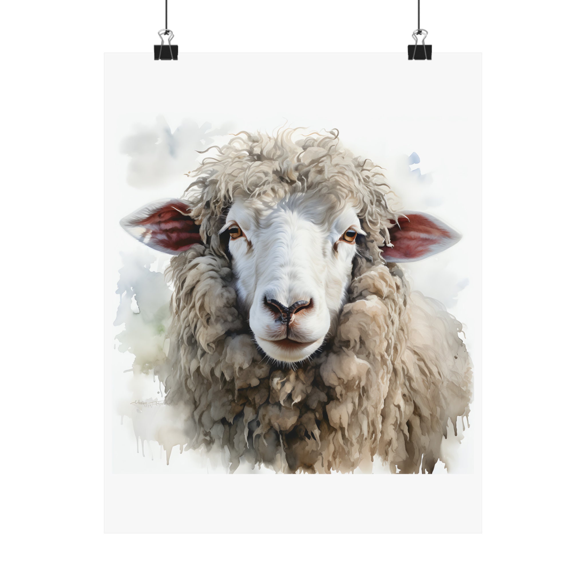 Sheep Poster, Farm Poster, Animal Poster - Etsy