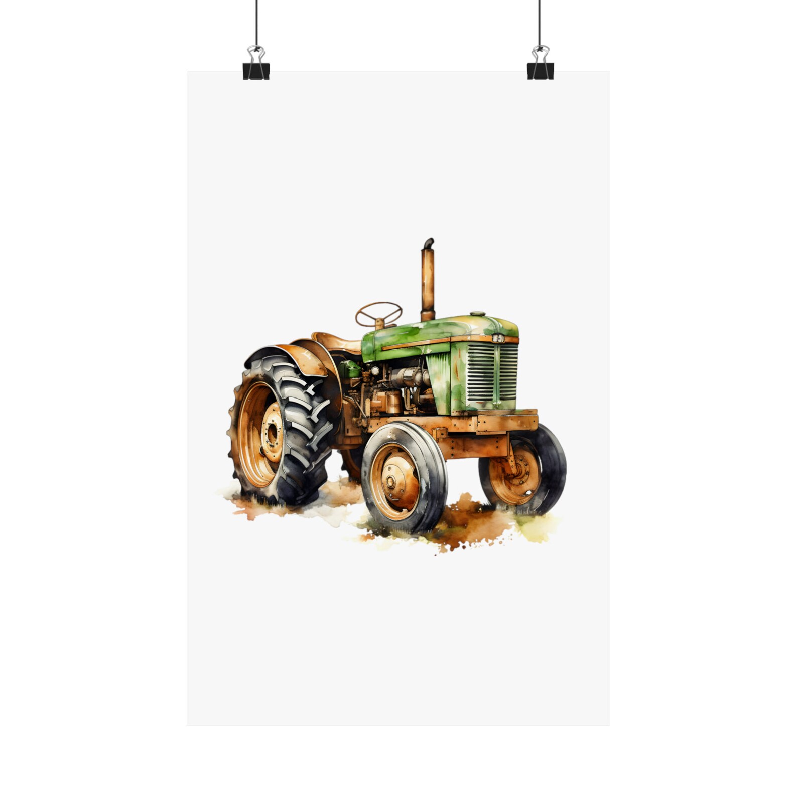 Vintage Tractor Poster, Farm Poster - Etsy